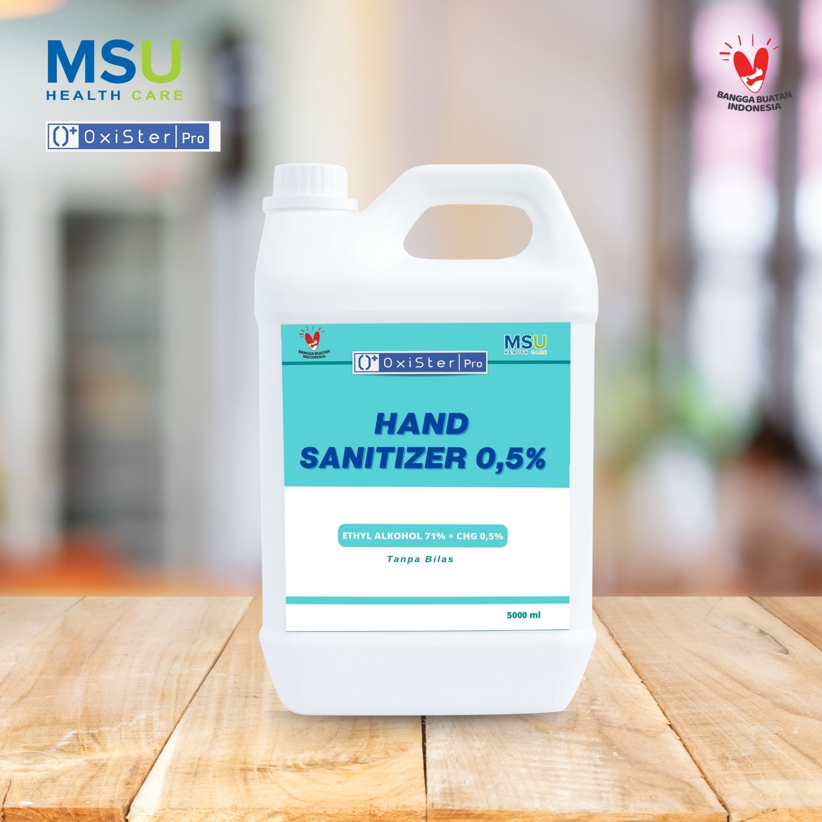 Jual OxiSter Pro Hand Sanitizer Ethyl Alkohol 71% & Chlorhexidine ...